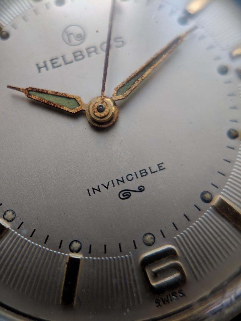 Vintage 1960s Helbros Invincible Series Mechanical Watch, Women's ...