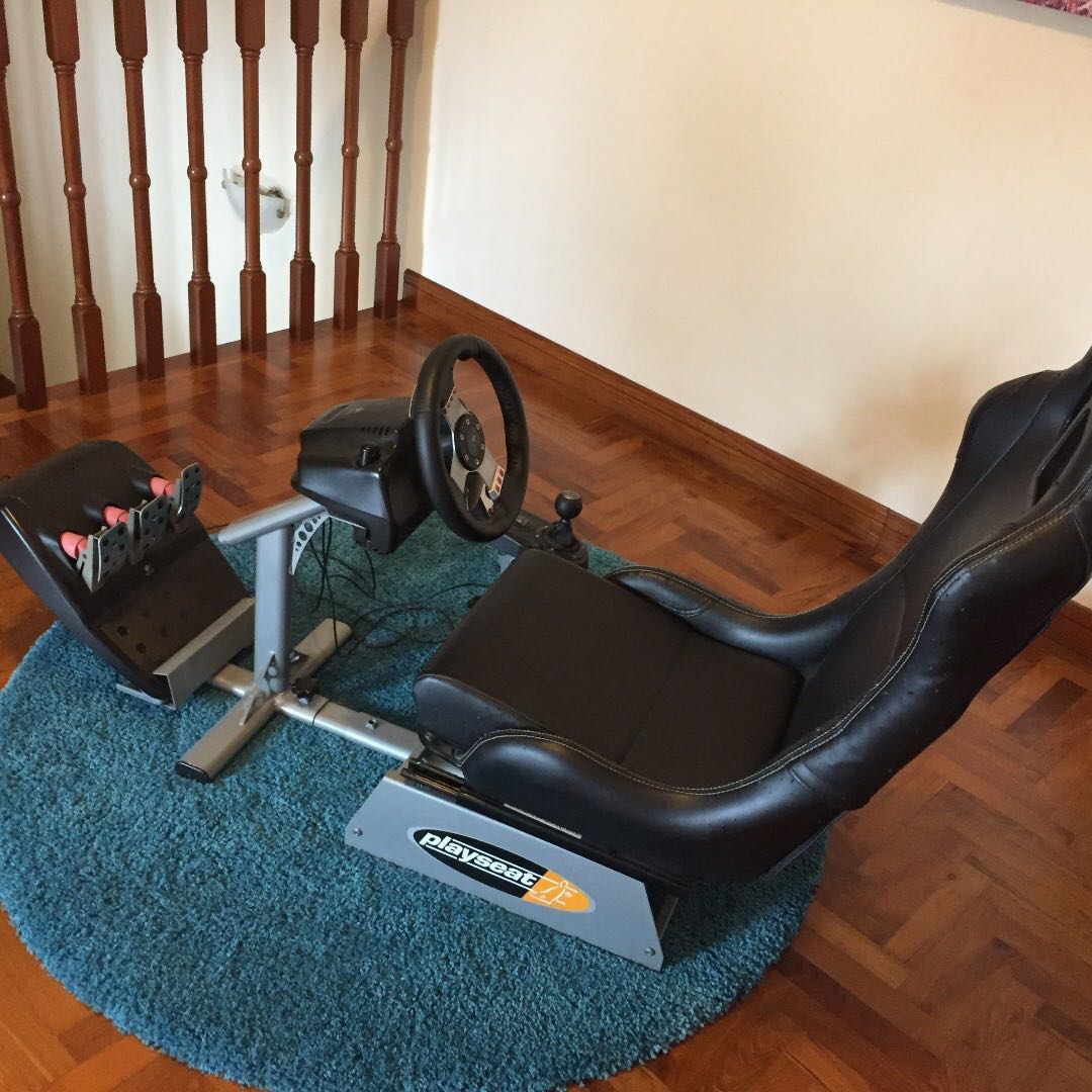 2X Logitech Playseats & 2X Logitech G25 Racing Controllers (Head to ...