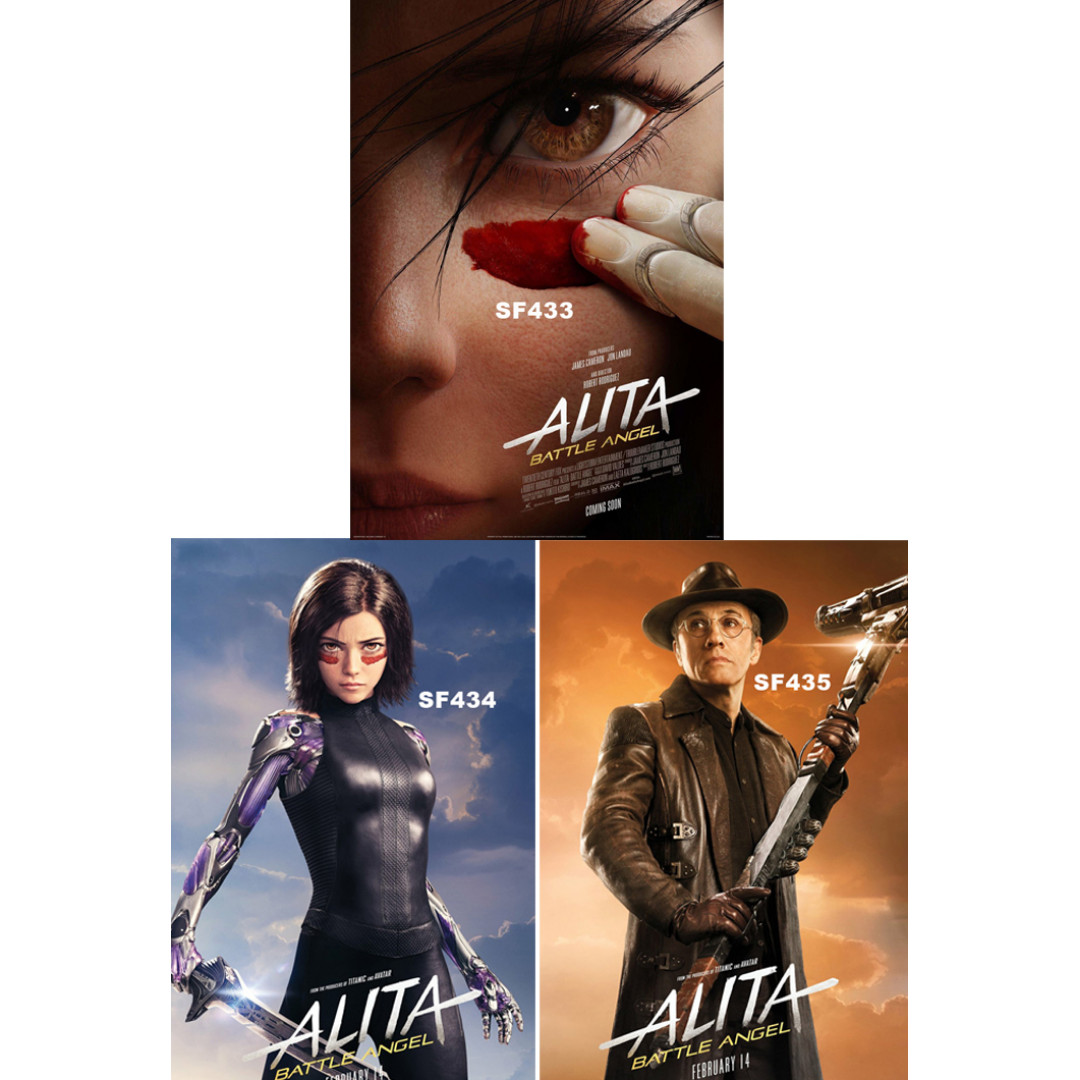 ALITA: BATTLE ANGEL MOVIE POSTERS (PART 2), Hobbies & Toys, Memorabilia ...