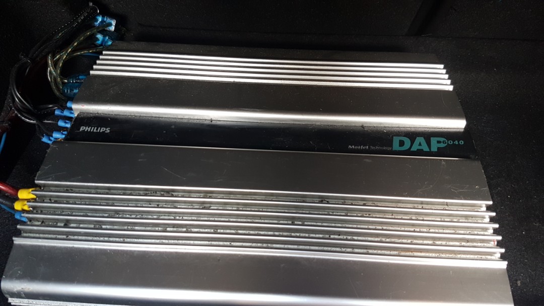 Car Amplifier - PHILlPS DAP 4×100W mosfet, Car Accessories, Electronics ...