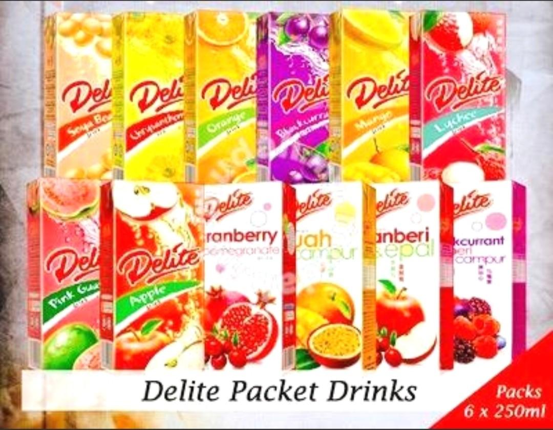 Delite pelbagai perisa, Food & Drinks, Beverages on Carousell