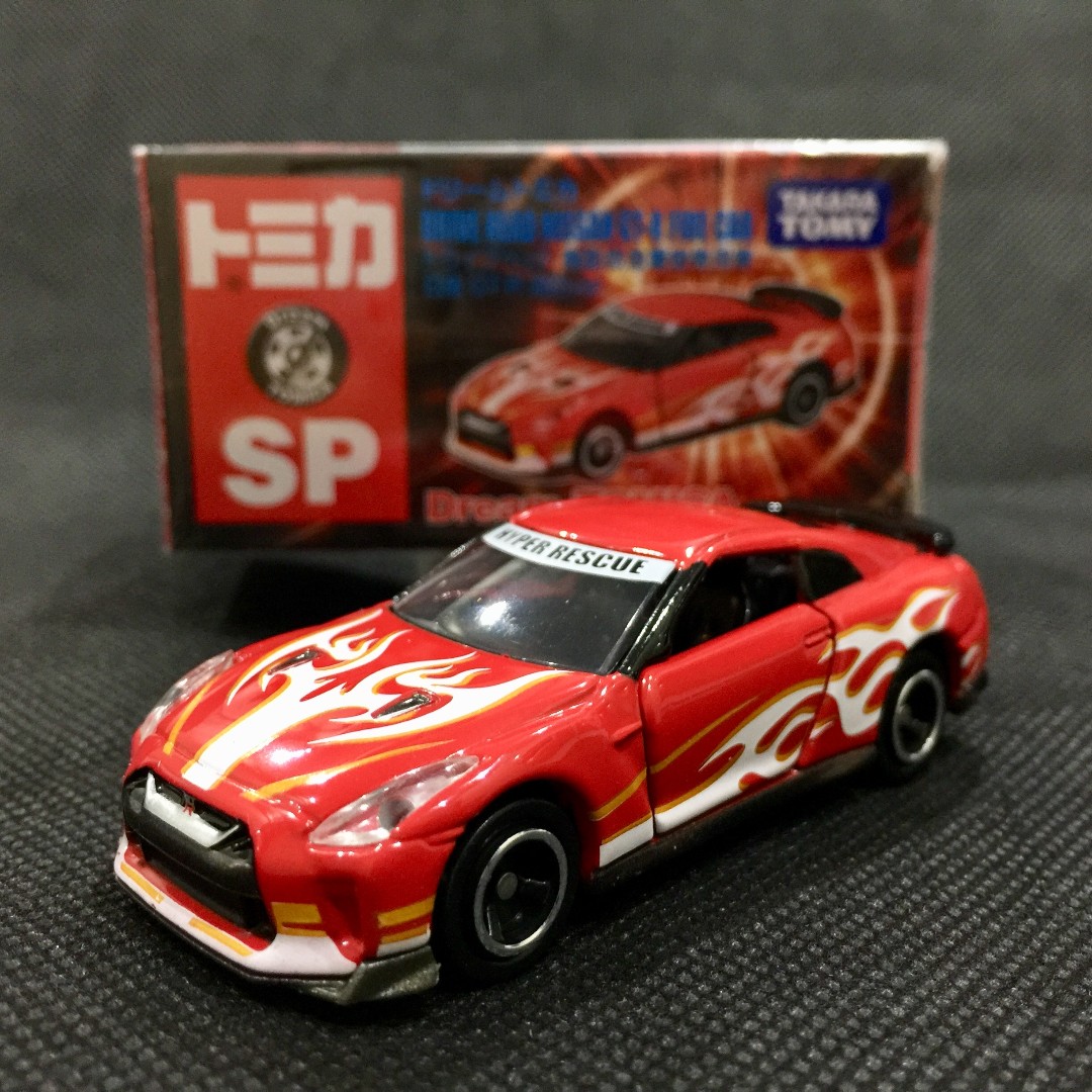 Dream Tomica SP Drive Head Nissan GT-R Fire-Fighting Color Version ...