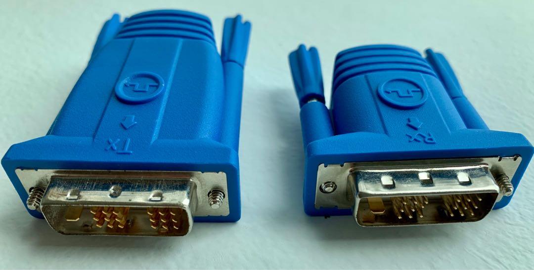 DVI to RJ45 (digital computer video over ethernet) adapter, Computers ...