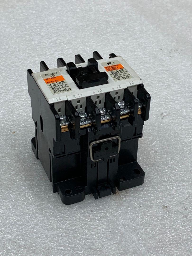 Fuji Electric Magnetic Contactor SC-5-1 AC220V Coil Voltage, Everything ...