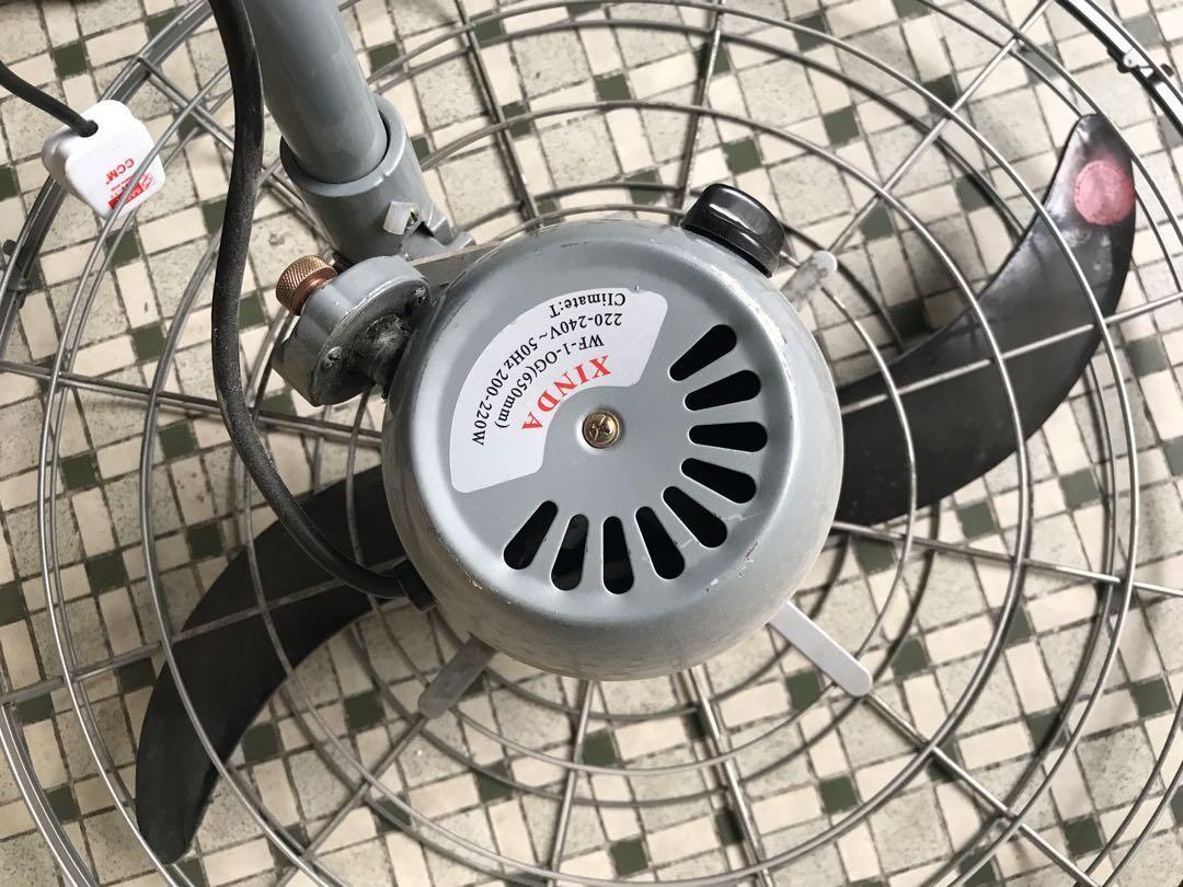 Industrial good condition Fan 26 inch wall/ceiling mount Vintage ...