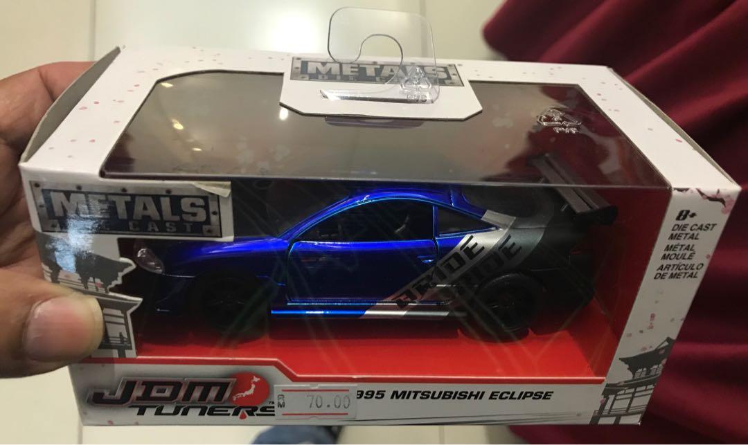 Jada Toys 1/32 JDM Tuners 1995 Mitsubishi Eclipse Diecast Car, Hobbies ...