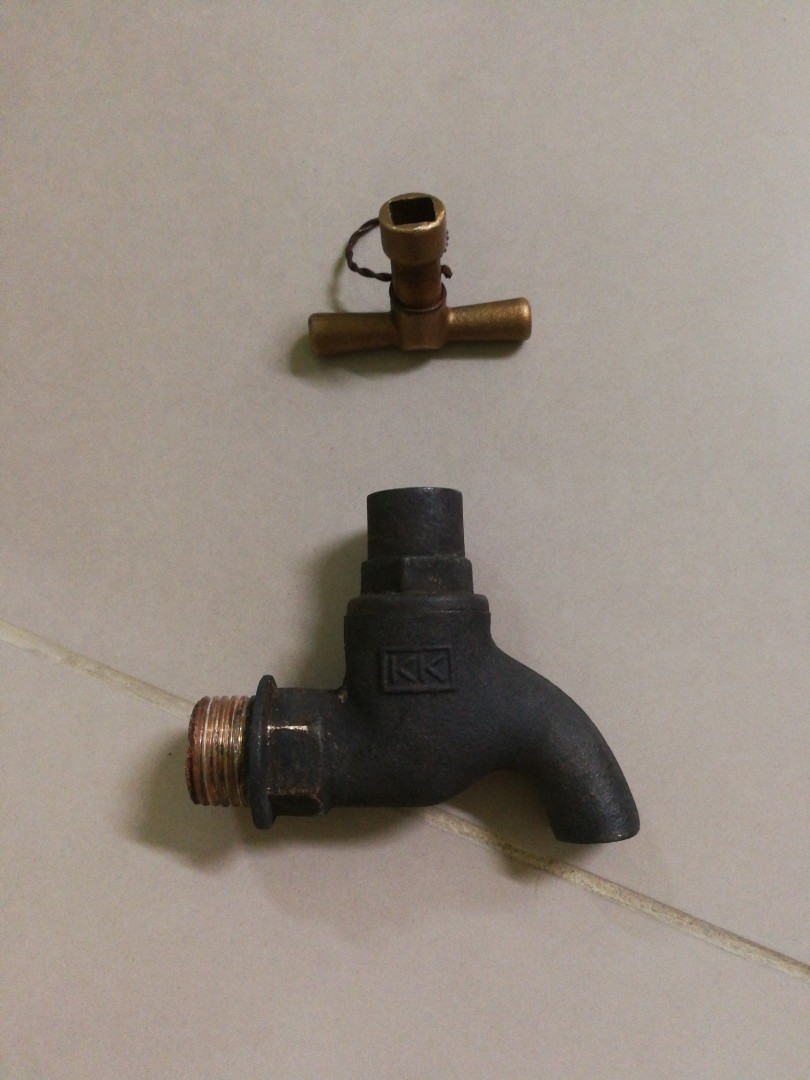KK 1/2" Bib tap with key, Furniture & Home Living, Gardening, Gardening ...