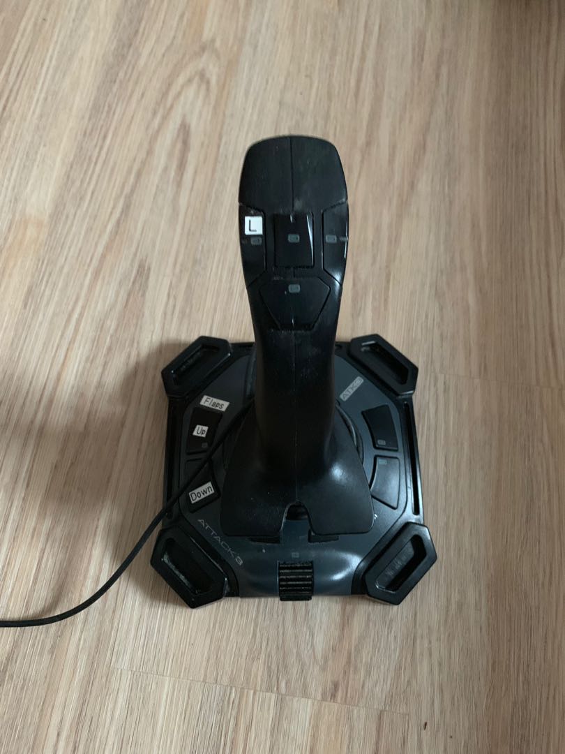 Logitech Attack 3 Joystick, Video Gaming, Gaming Accessories ...