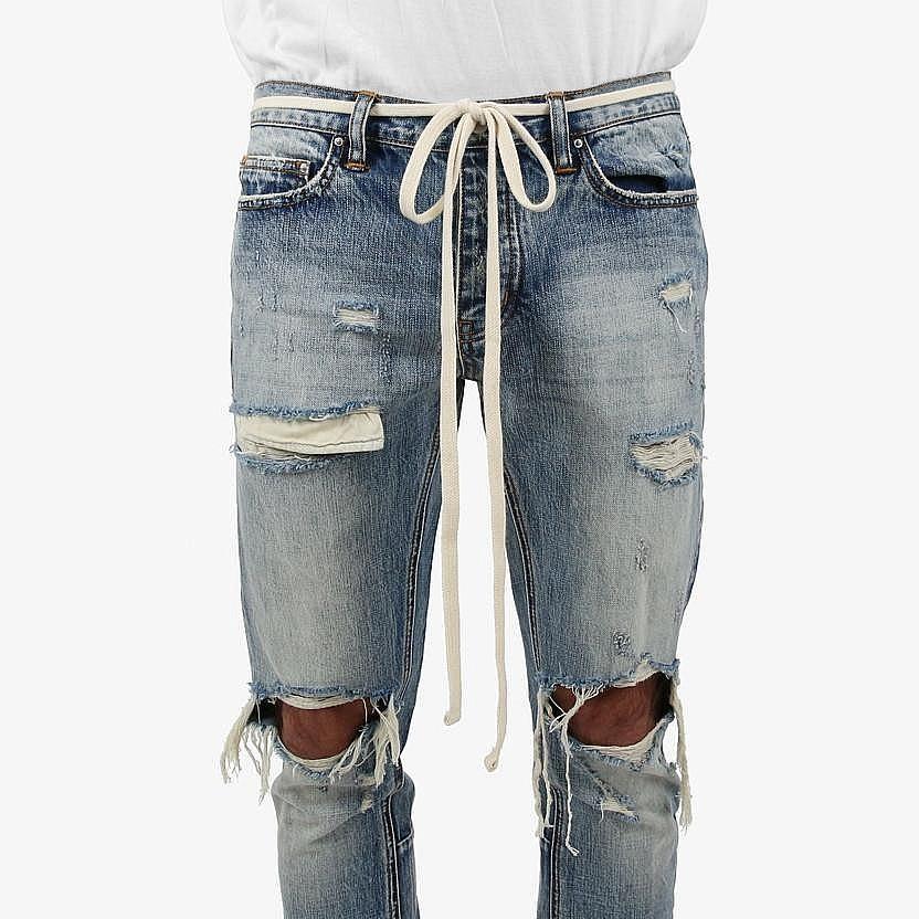 MNML Drawcord / Drawstring Belt - White/Black/Red, Men's Fashion ...