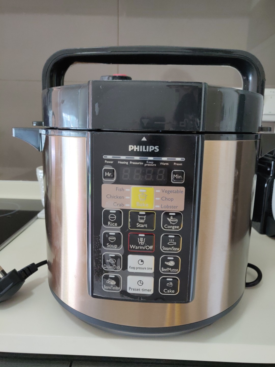 Philip Pressure Cooker 6L HD2139, TV & Home Appliances, Kitchen ...