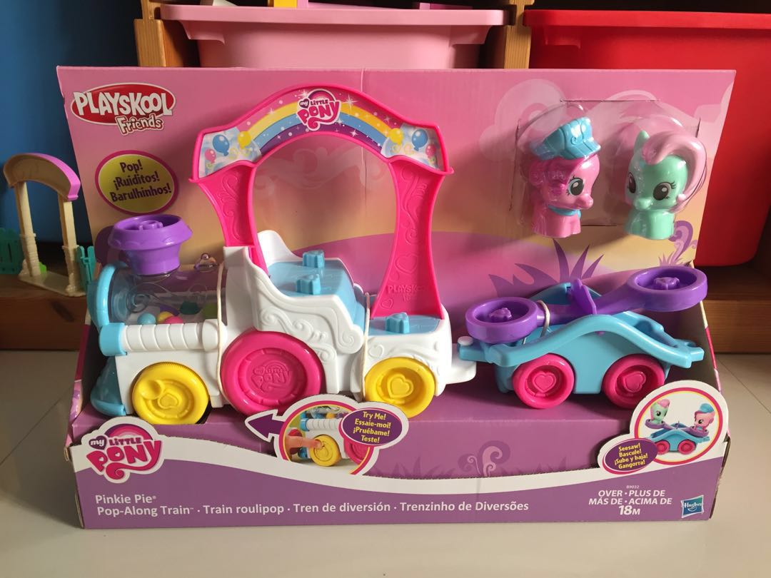 Playskool My Little Pony Pinkie Pie Pop-Along Train, Hobbies & Toys ...