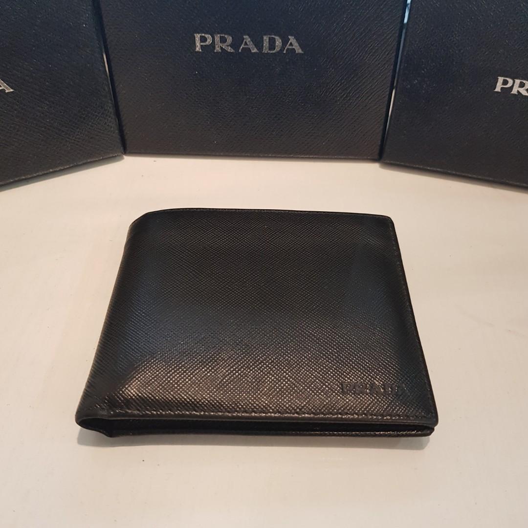Prada Men Wallet, Men's Fashion, Watches & Accessories, Wallets & Card ...
