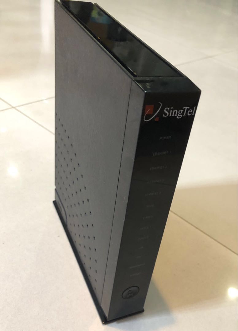 Singtel Router / Modem for Optic Fibre, Computers & Tech, Parts ...