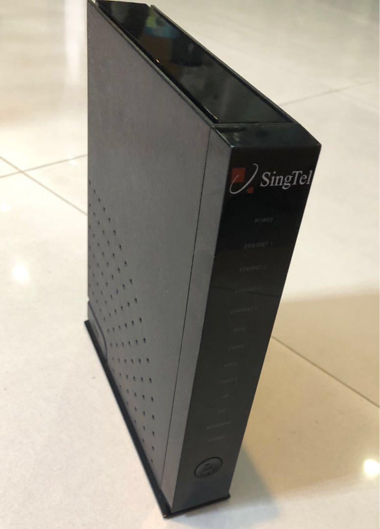Singtel Router / Modem for Optic Fibre, Computers & Tech, Parts ...
