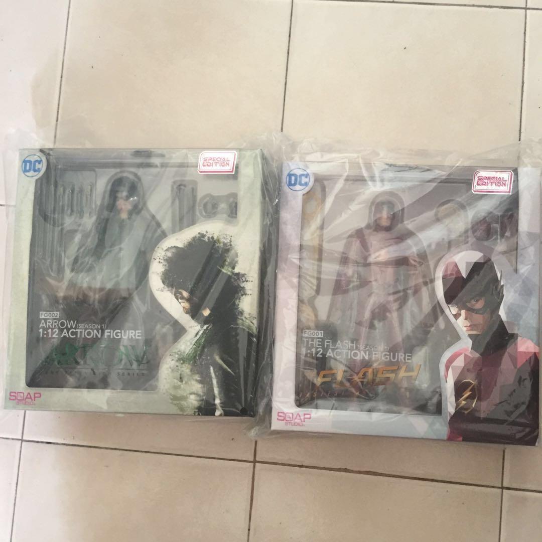 Soap studio 1/12 scale flash & green arrow set *Xmas Fire sales ...