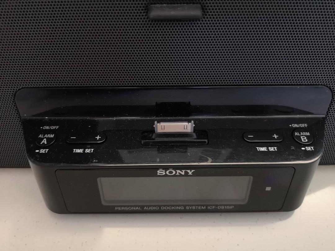 Sony Iphone Dock with Radio and Alarm, Audio, Portable Music Players on ...