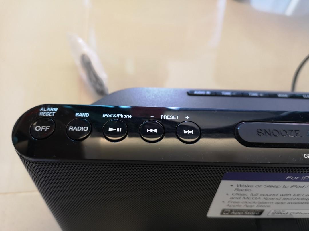 Sony Iphone Dock with Radio and Alarm, Audio, Portable Music Players on ...