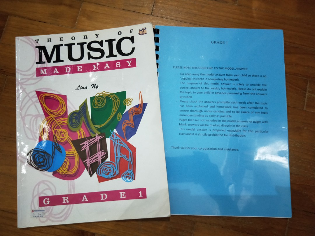 Theory of music made easy with model answer grade 1 Lina Ng, Hobbies ...