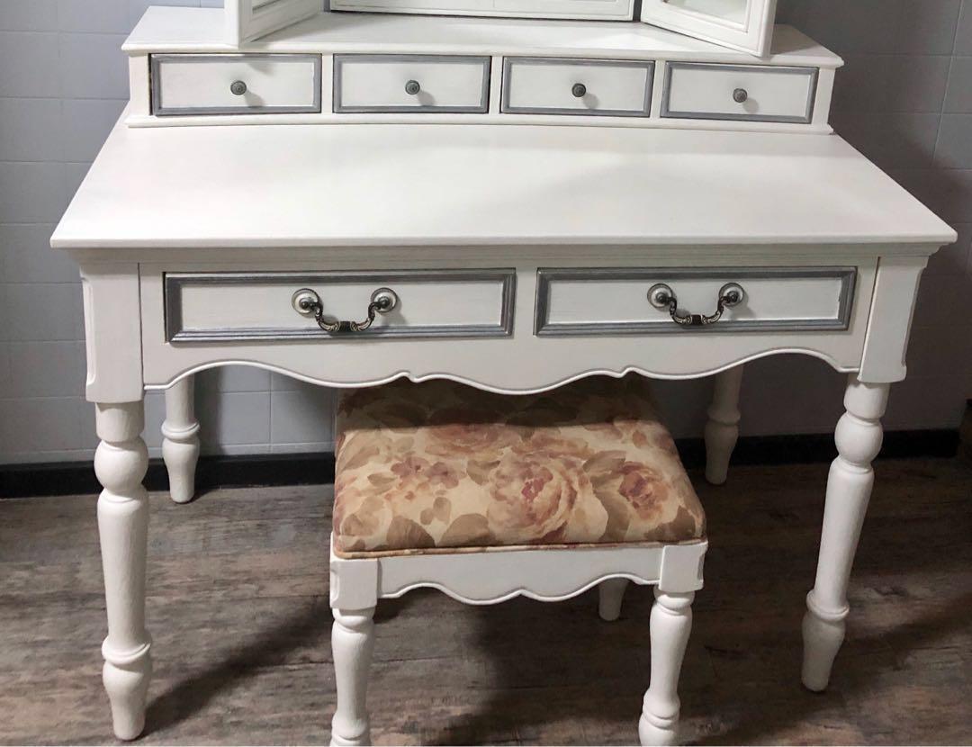 Victorian Princess Dressing Table (Refurbished), Furniture & Home ...