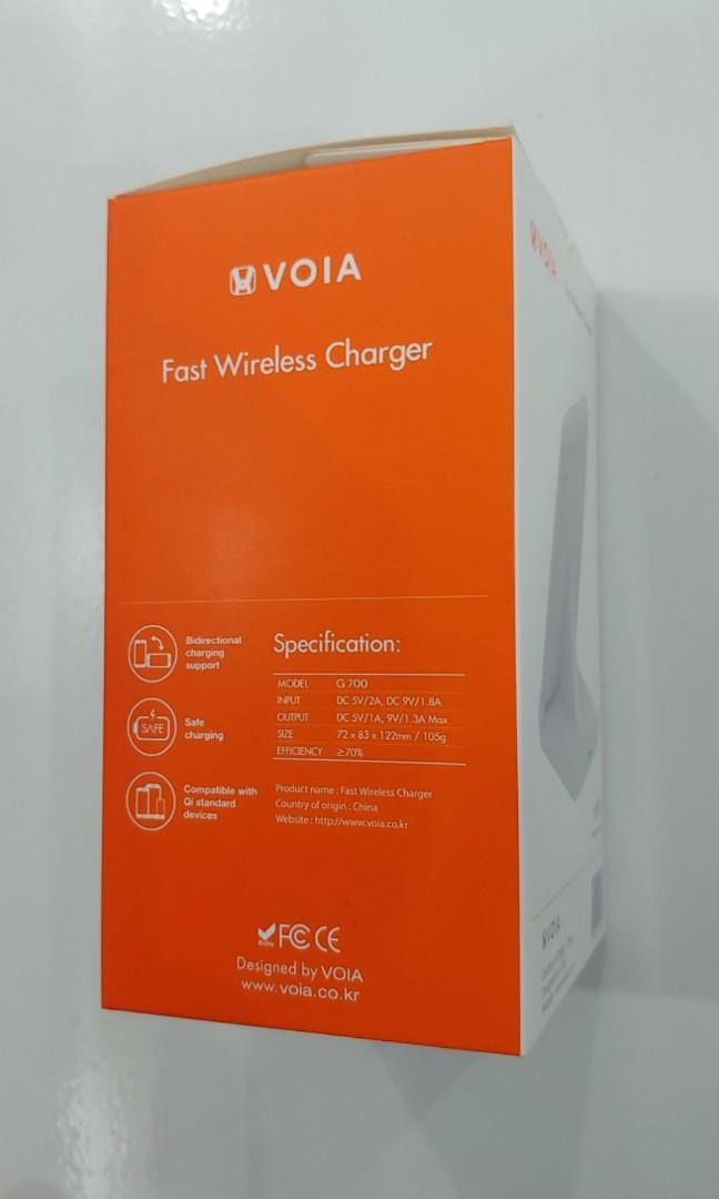 VOIA Fast Wireless Charger, Computers & Tech, Parts & Accessories ...