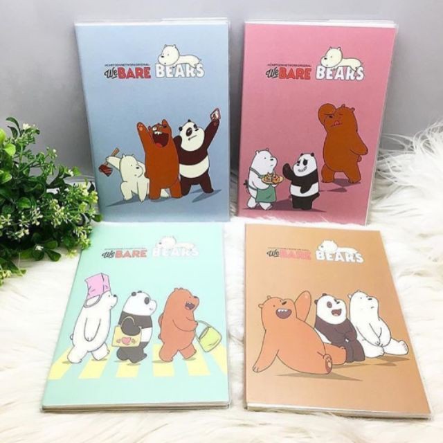 We Bare Bears Notebook A6, Hobbies & Toys, Stationary & Craft, Other ...