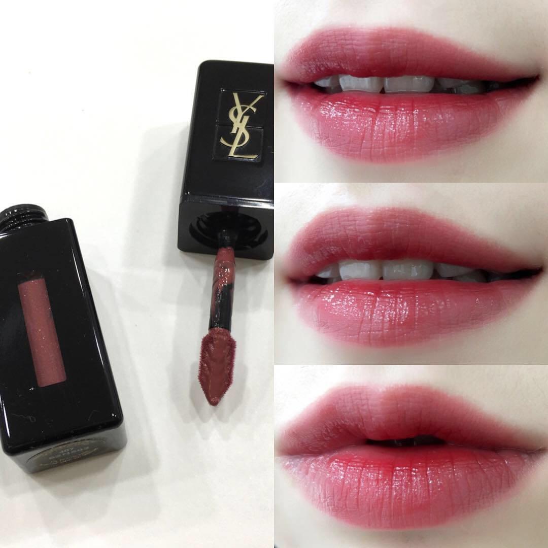 YSL Lipstick 407 lip Stain (SOLD)/218, Beauty & Personal Care, Face, Makeup on Carousell