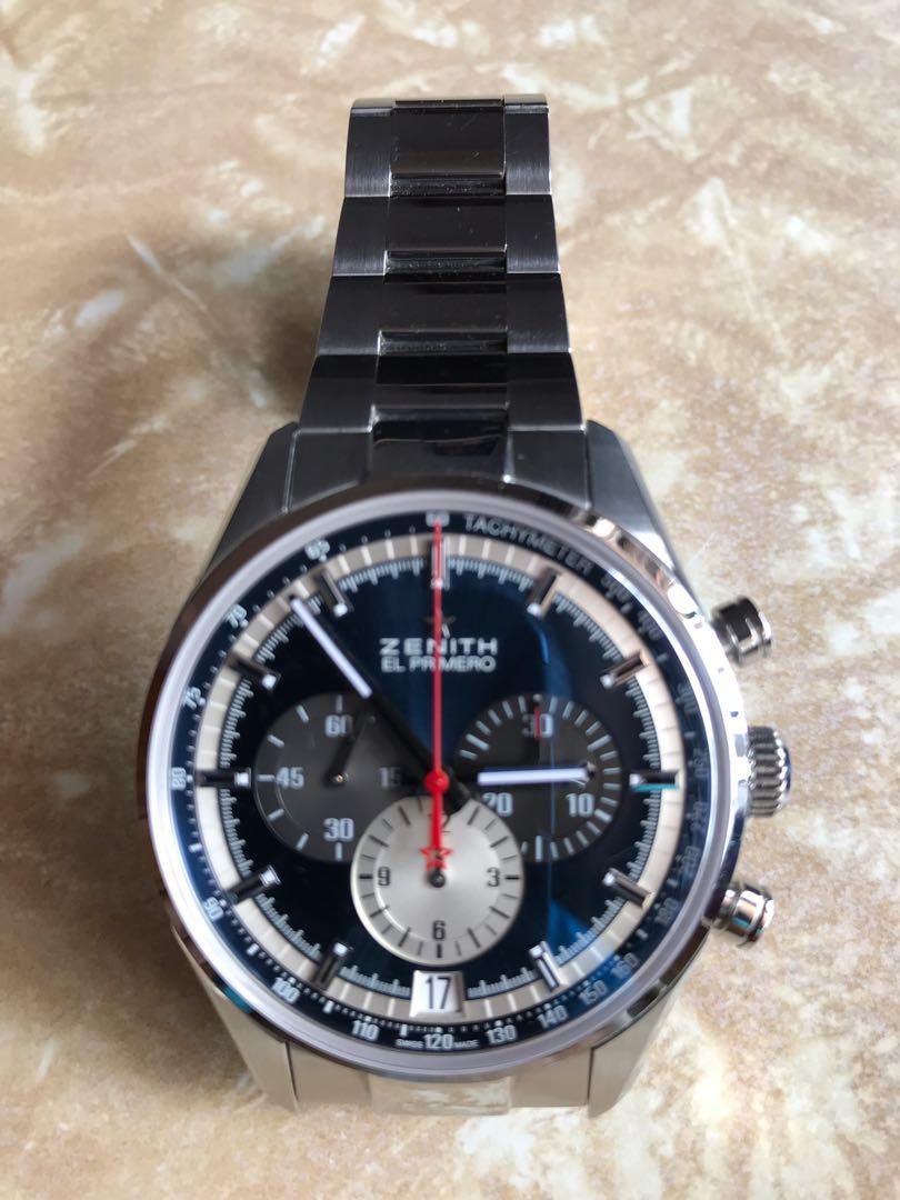 Zenith El Primero Tri Color Chronograph, Luxury, Watches on Carousell
