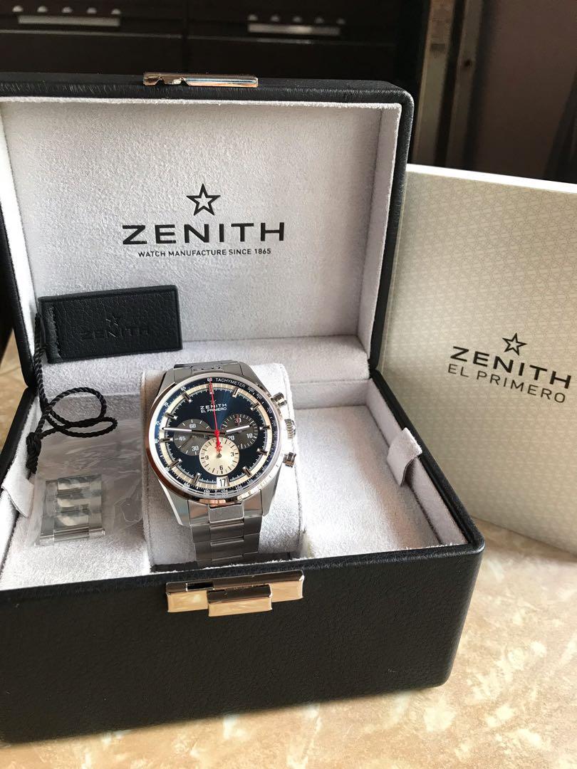 Zenith El Primero Tri Color Chronograph, Luxury, Watches on Carousell