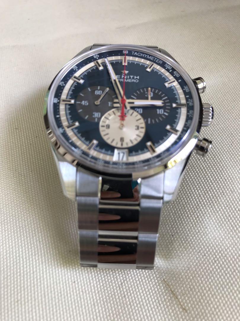 Zenith El Primero Tri Color Chronograph, Luxury, Watches on Carousell