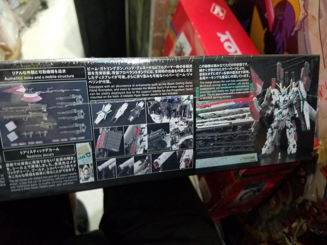 全新原裝正貨 bandai RG 30 高達 Full armor unicorn gundam 獨角獸 全武裝 模型, 興趣及遊戲, 玩具 ...