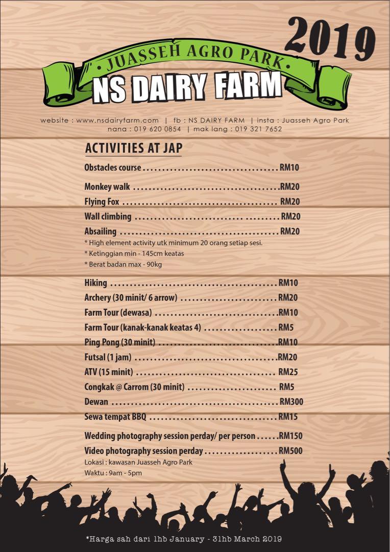 Aktiviti di Juasseh Agro Park @ NS DAIRY FARM, Hobbies & Toys ...