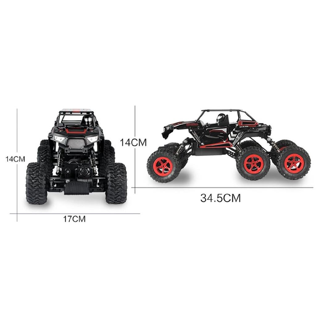 D819 1/14 2.4GHz 6WD RC Rock Crawler Buggy Climbing Off-Road Car Truck ...