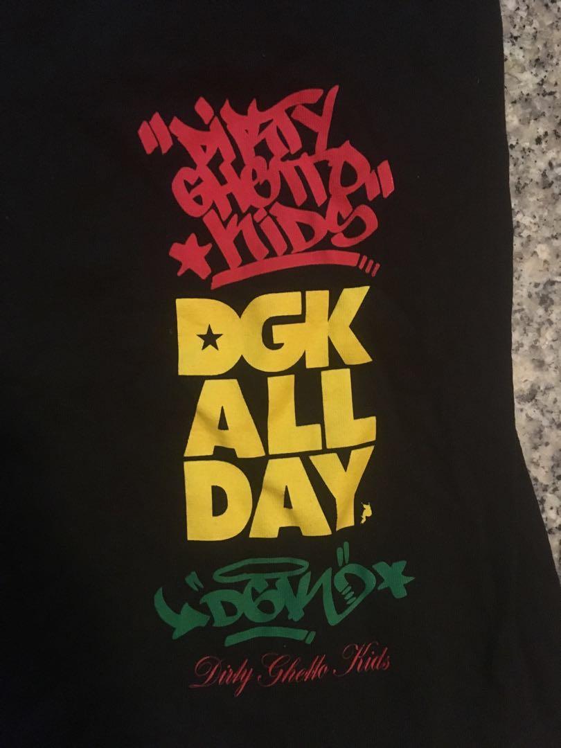 DGK Dirty Ghetto Kids Skate Shirt T-shirt Top Hype Black, Men's Fashion ...