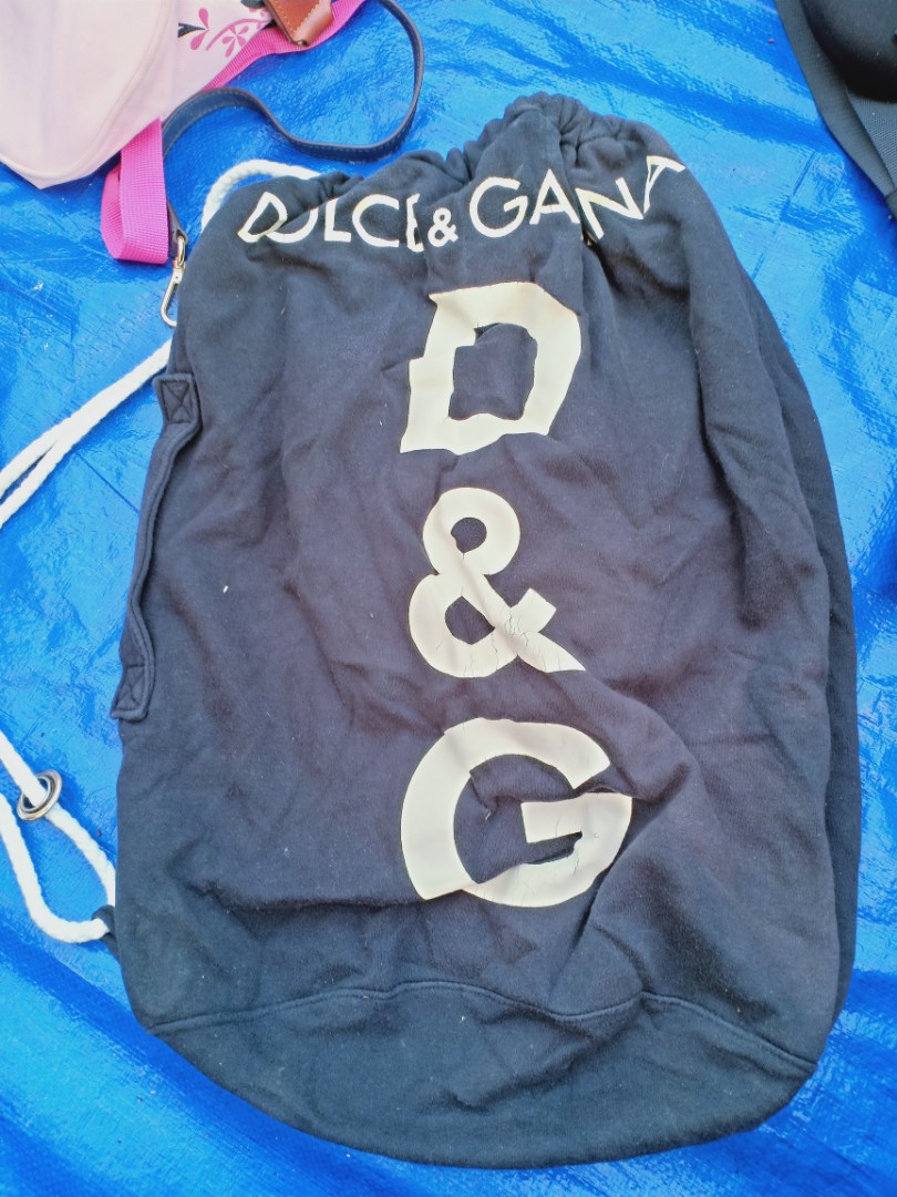 DnG dolce gabanna rucksack cotton, Luxury, Bags & Wallets on Carousell