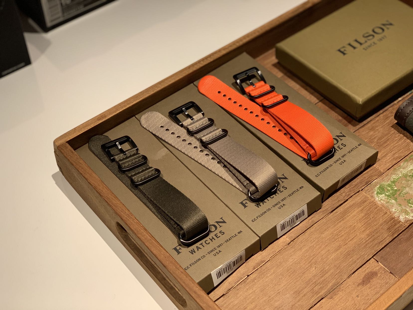 Filson Watch Strap 22mm made in USA, 古董收藏, 古董手錶 & 珠寶 - Carousell