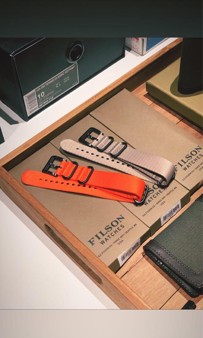 Filson Watch Strap 22mm made in USA, 古董收藏, 古董手錶 & 珠寶 - Carousell