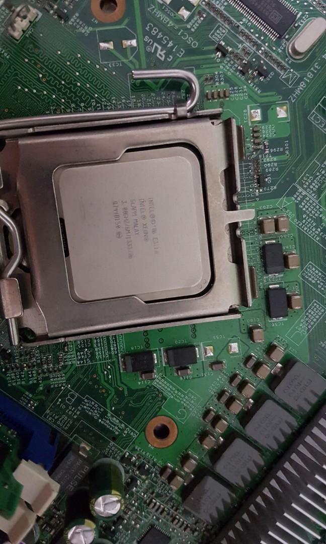 HP Proliant ML110 G5 motherboard with 8GB rams,Intel Xeon E3110 and 6port copper gigabit ...