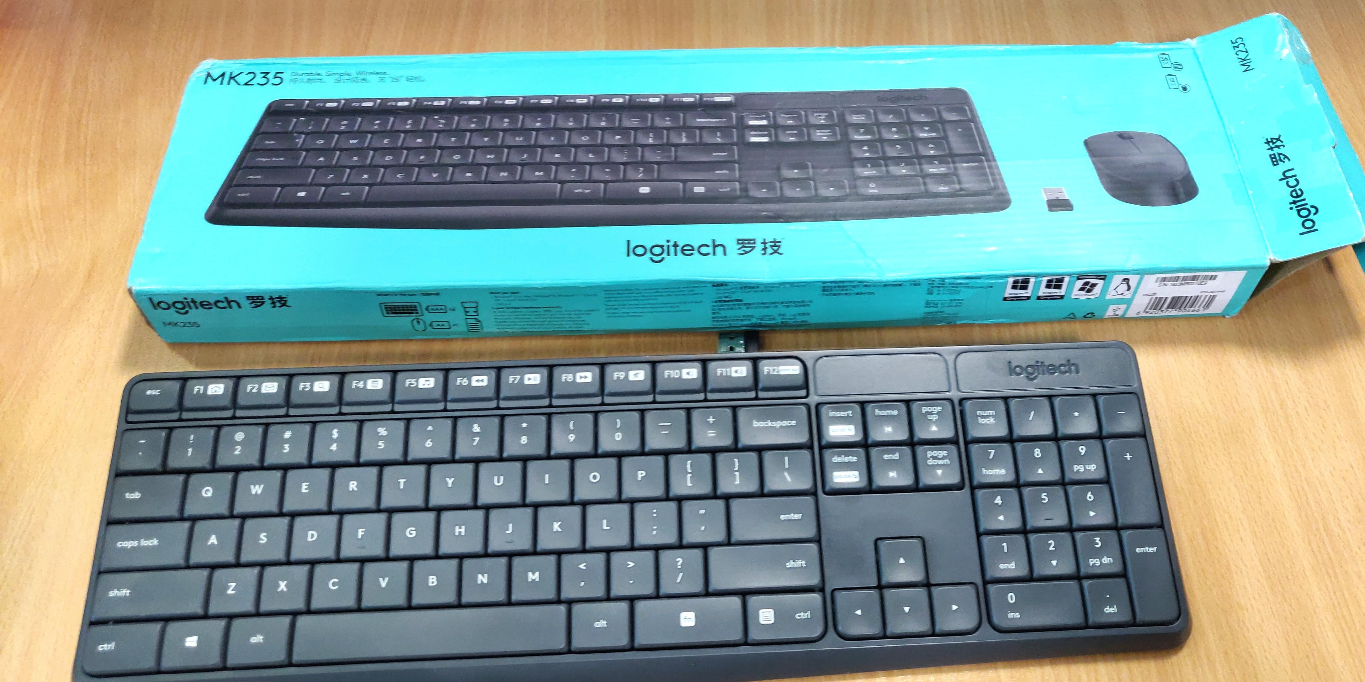 Logitech Mk235 Keyboard Only Computers And Tech Parts And Accessories Computer Keyboard On Carousell