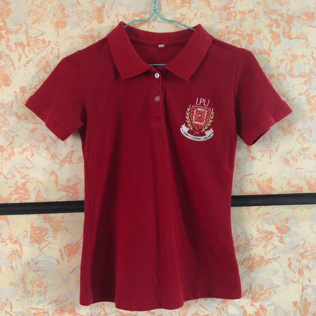 LPU Red Shirt, Women's Fashion, Tops, Shirts on Carousell