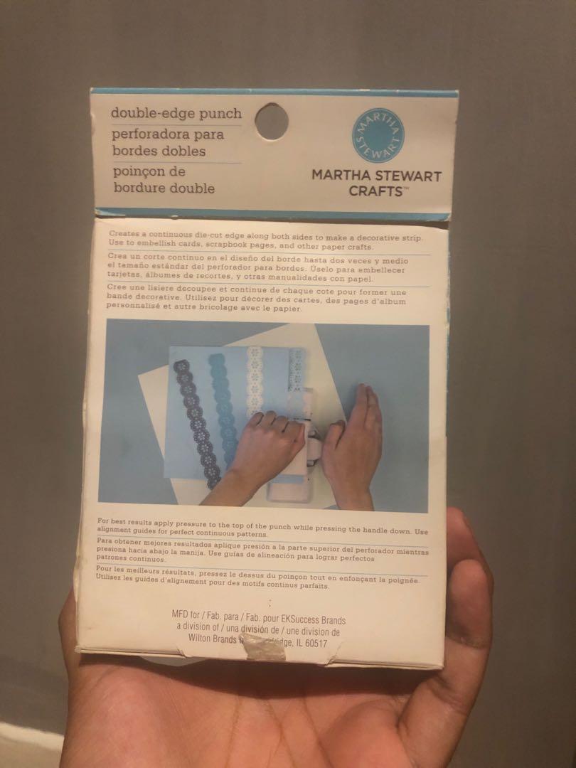 Martha Stewart craft double edge punch, Hobbies & Toys, Stationery ...