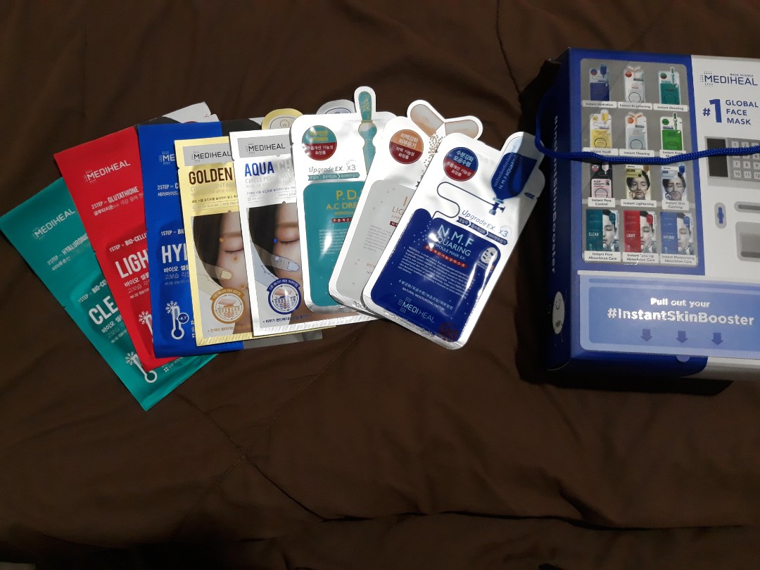 Mediheal Vending Machine Mask Box, Kesehatan & Kecantikan, Kulit, Sabun ...