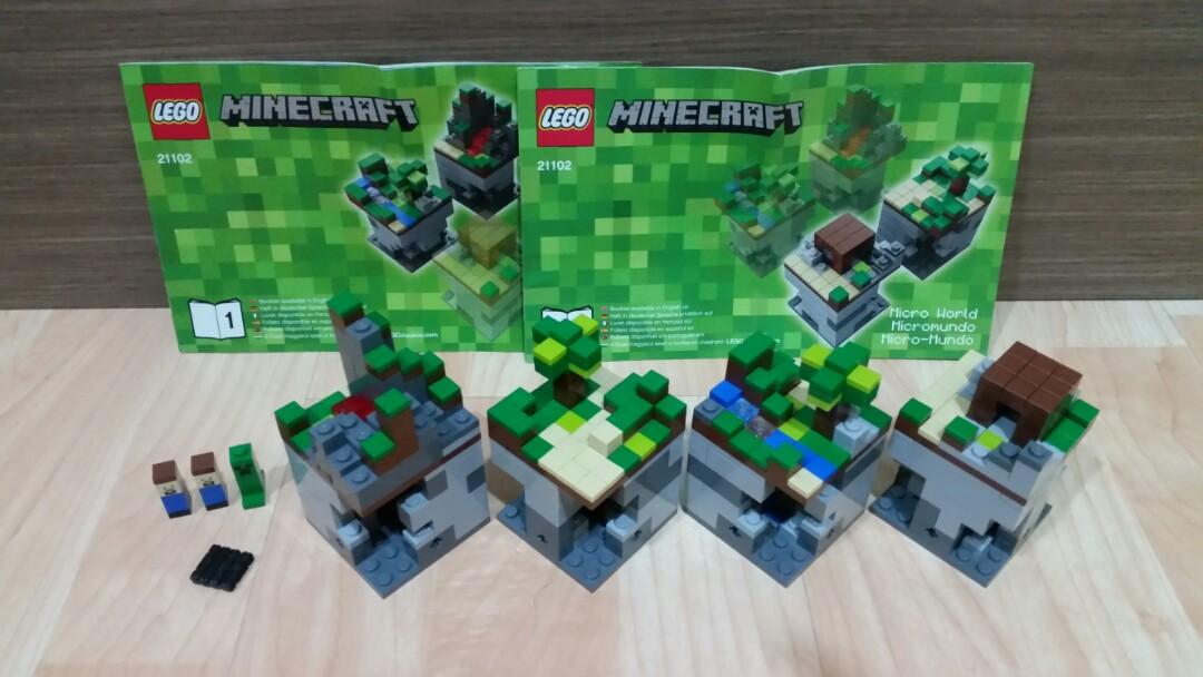 Minecraft Lego Micro World, Hobbies & Toys, Toys & Games on Carousell