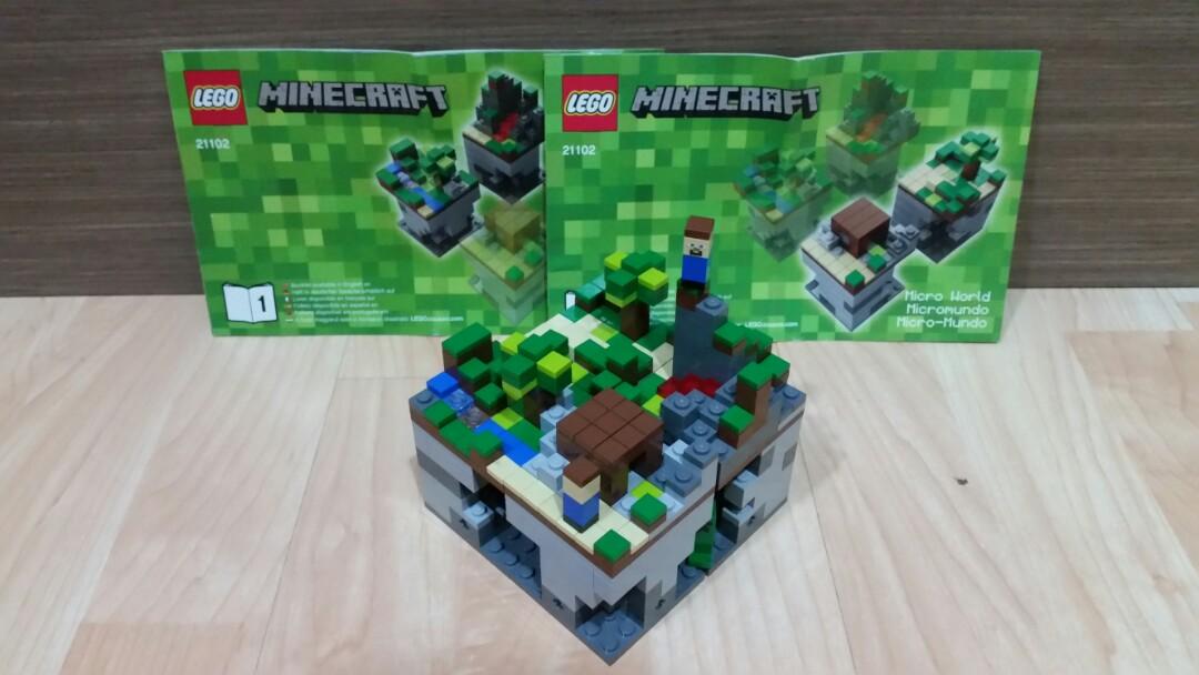 Minecraft Lego Micro World, Hobbies & Toys, Toys & Games on Carousell