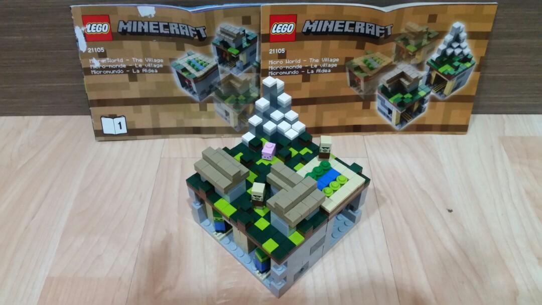 Minecraft Lego Micro World, Toys & Games, Bricks & Figurines on Carousell