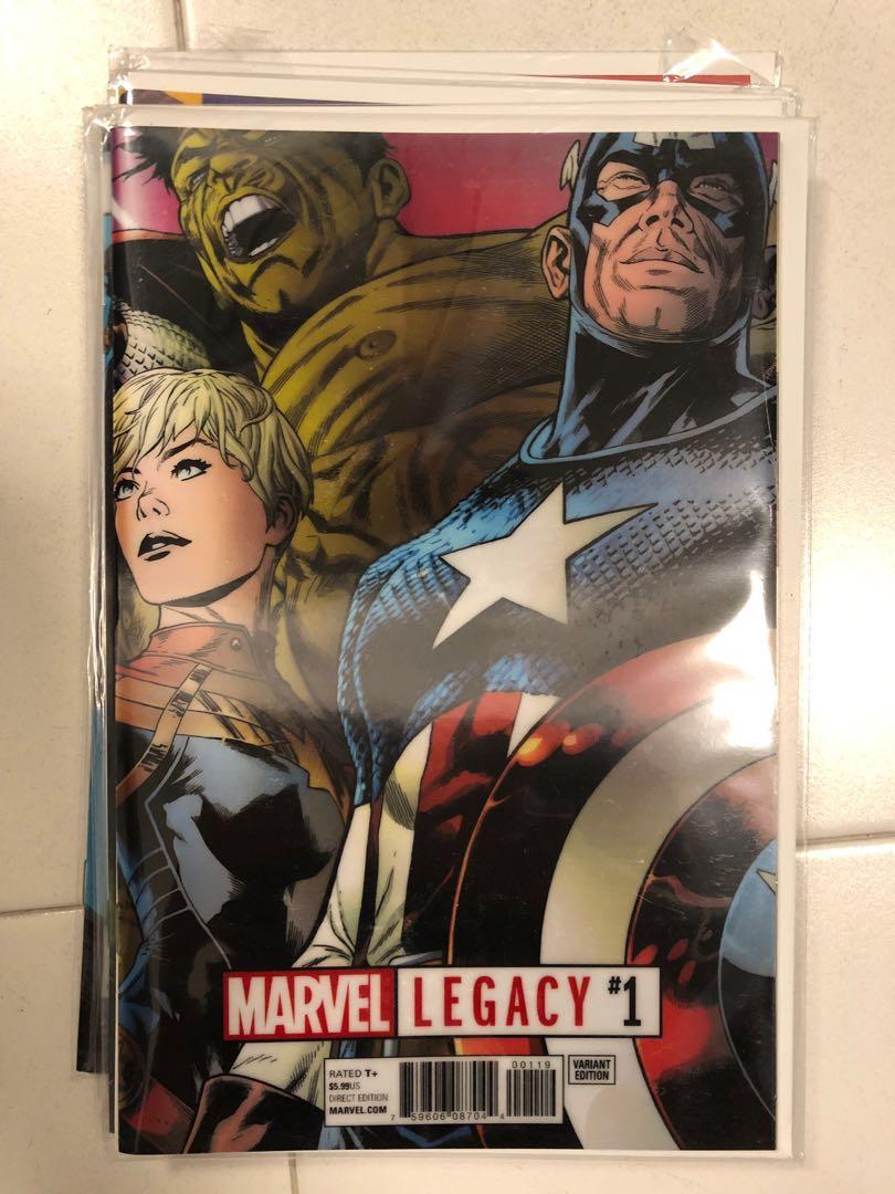 RARE MARVEL LEGACY LENTICULAR HOMAGE COVERS [COMPLETE SET OF 54 COMICS ...