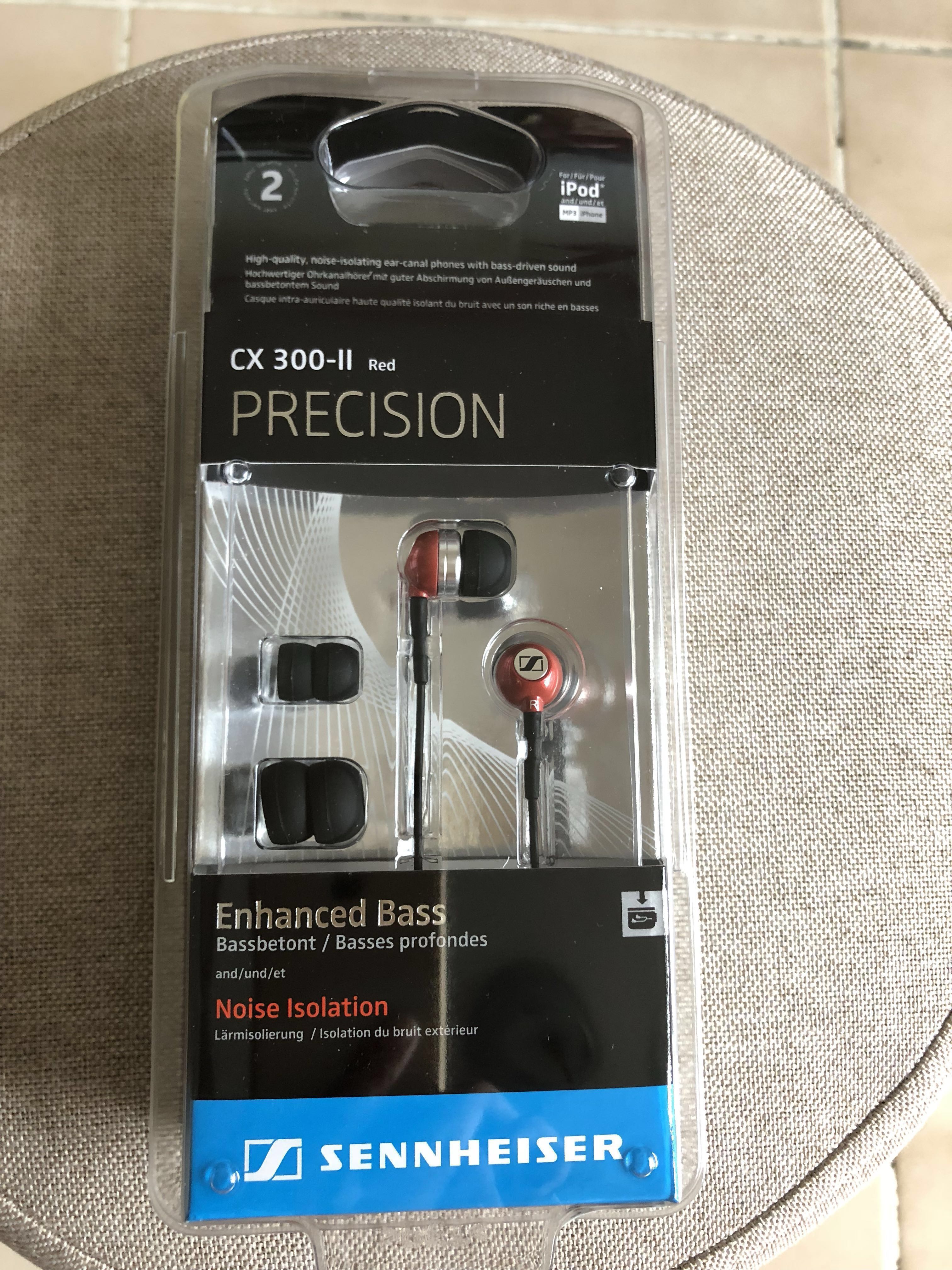 Sennheiser CX 300-II Precision Enhanced Bass, Audio, Headphones ...
