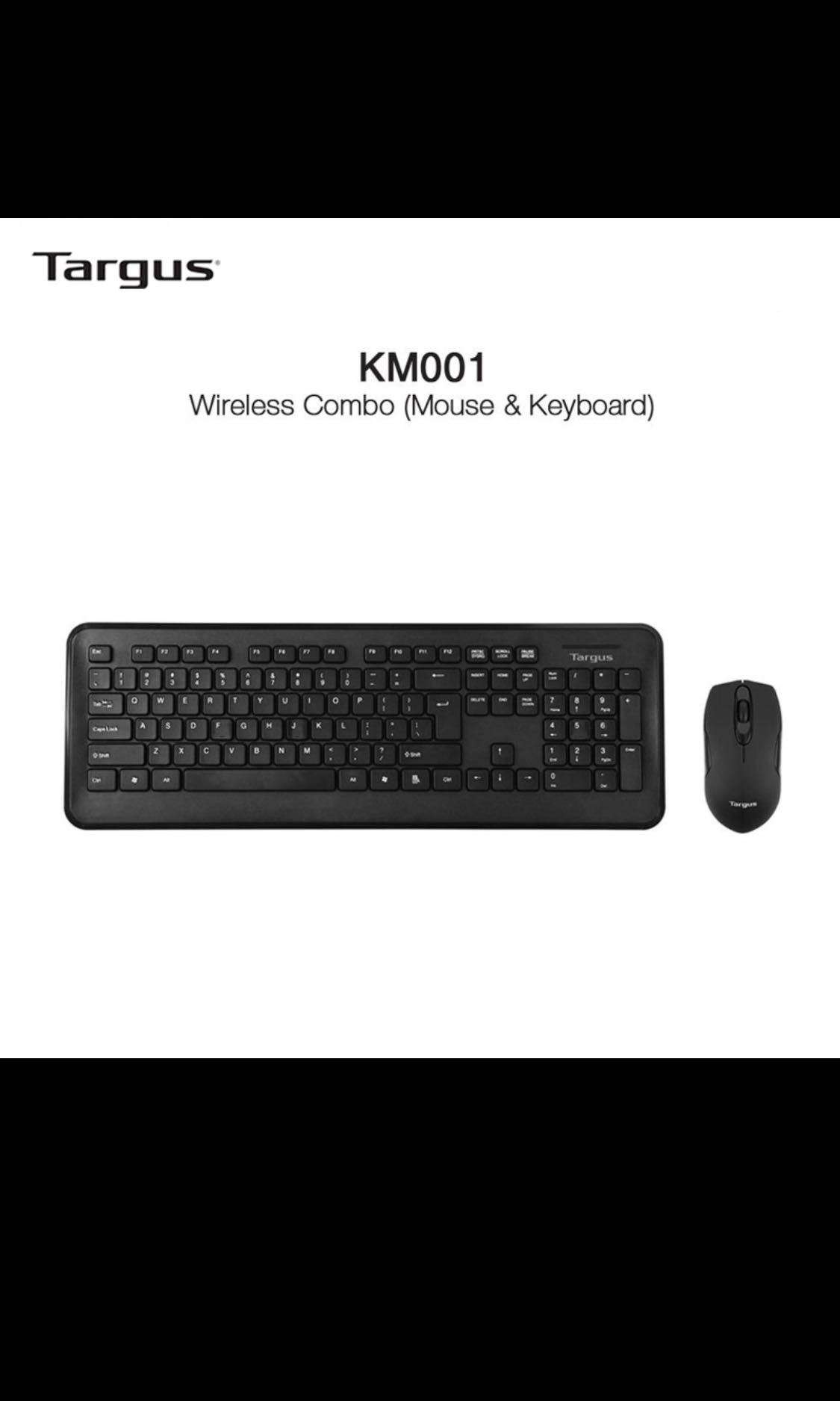 Targus Wireless Keyboard And Mouse Computers And Tech Parts