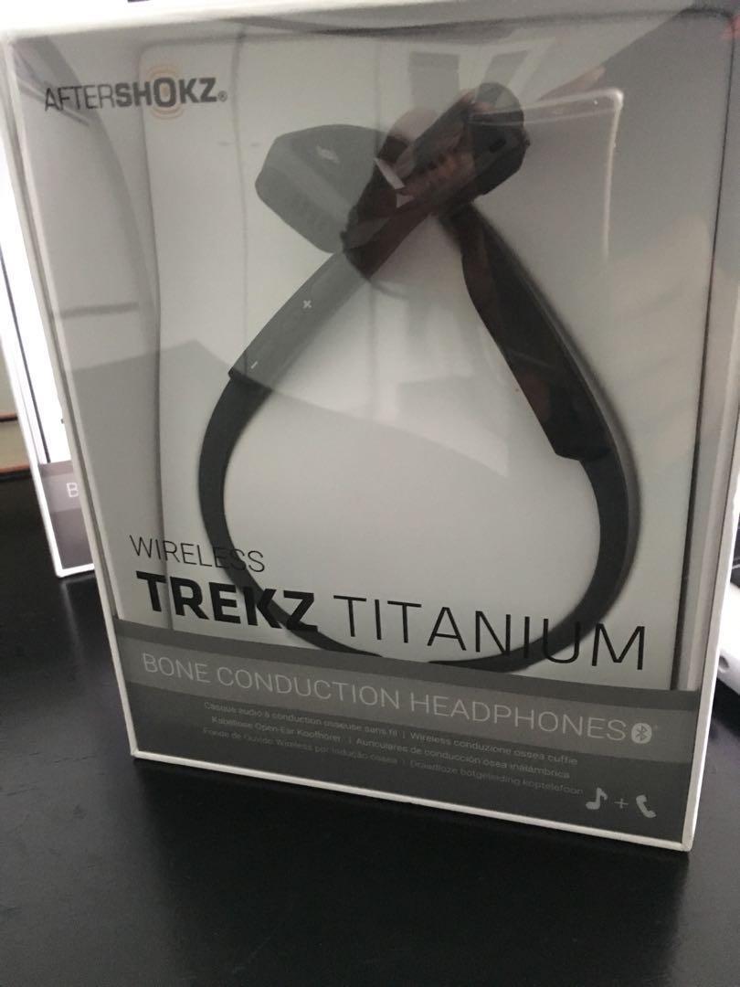 Trekz Titanium Bone Conduction Headphones, Audio, Headphones & Headsets ...