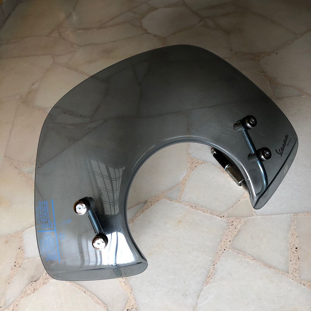 Vespa GTS Super Sport 300 Mod Style Smoke Tinted Windshield ...