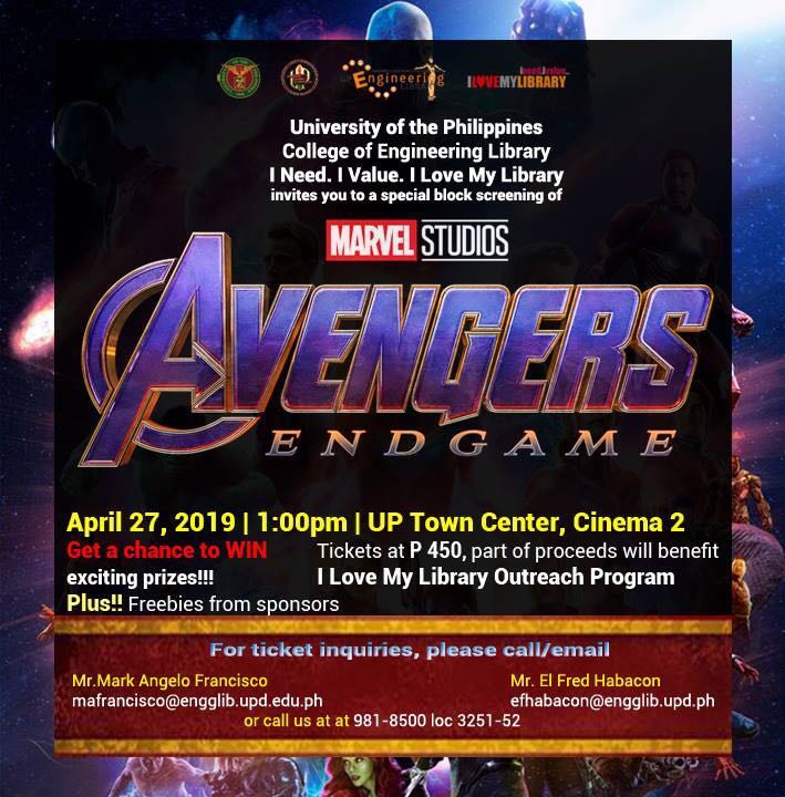 Avengers: EndGame Movie Tickets (Block Screening), Tickets & Vouchers ...